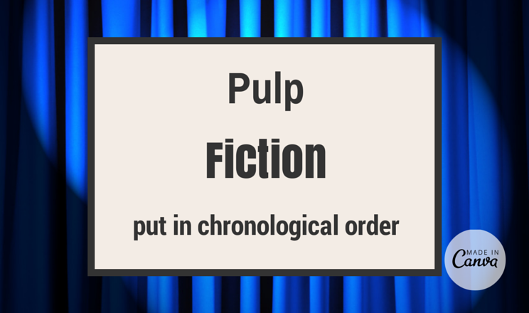 "Pulp Fiction" put in chronological order [infographic] - Alltop Viral