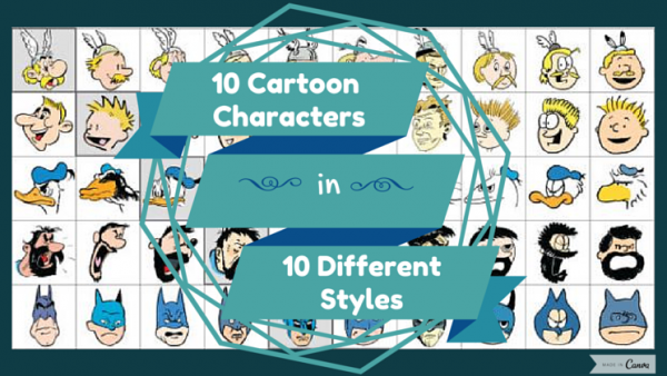 Stylistic switcheroos: 10 cartoon characters in 10 different styles ...