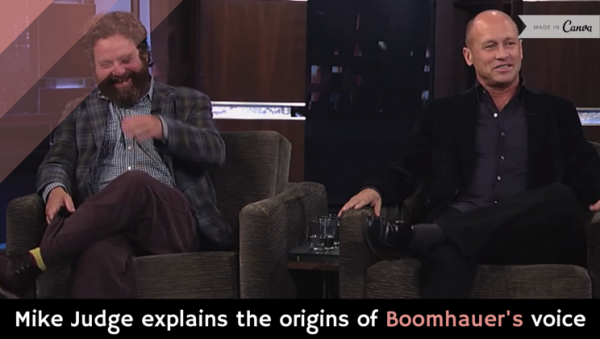 Mike Judge explains the origins of Boomhauer's voice; Zach Galifianakis ...