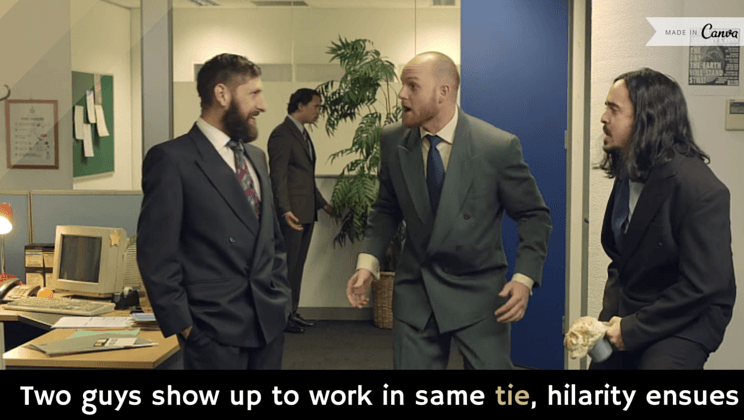 Two guys show up to work in same tie, hilarity ensues [video] - Alltop ...