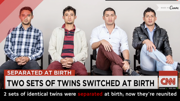 2 sets of identical twins were separated at birth; now they're reunited ...