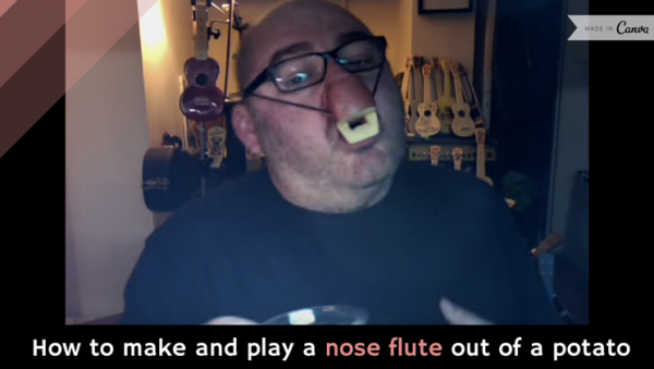 How to make and play a nose flute out of a potato [video] - Alltop Viral