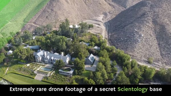 Extremely rare drone footage of a secret Scientology base - Alltop Viral