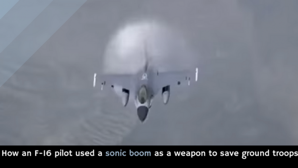 How an F-16 pilot used a sonic boom as a weapon to save ground troops ...
