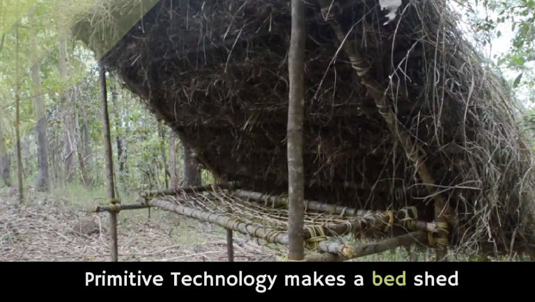 Primitive Technology makes a bed shed - Alltop Viral
