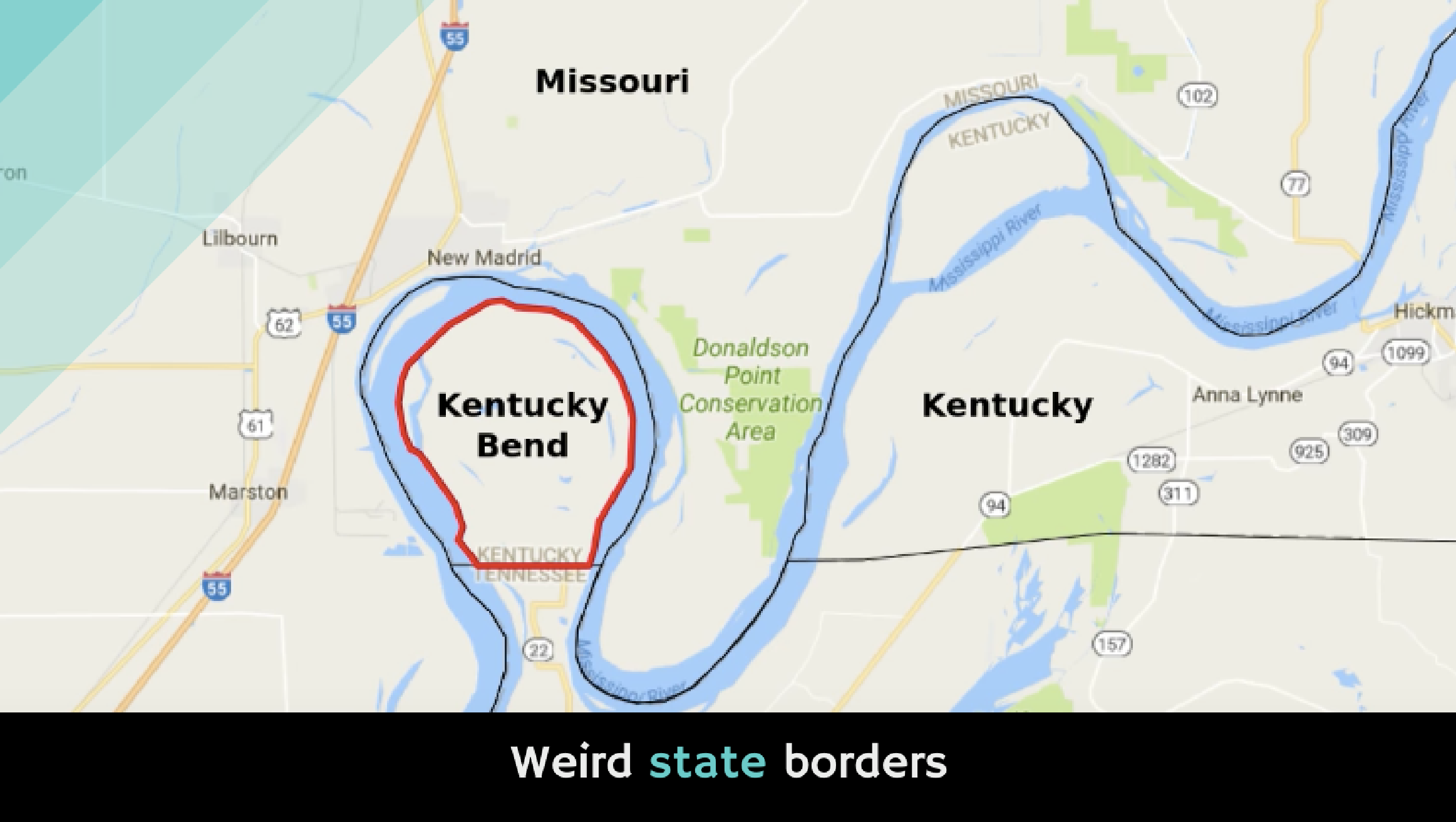 Weird state borders - Alltop Viral