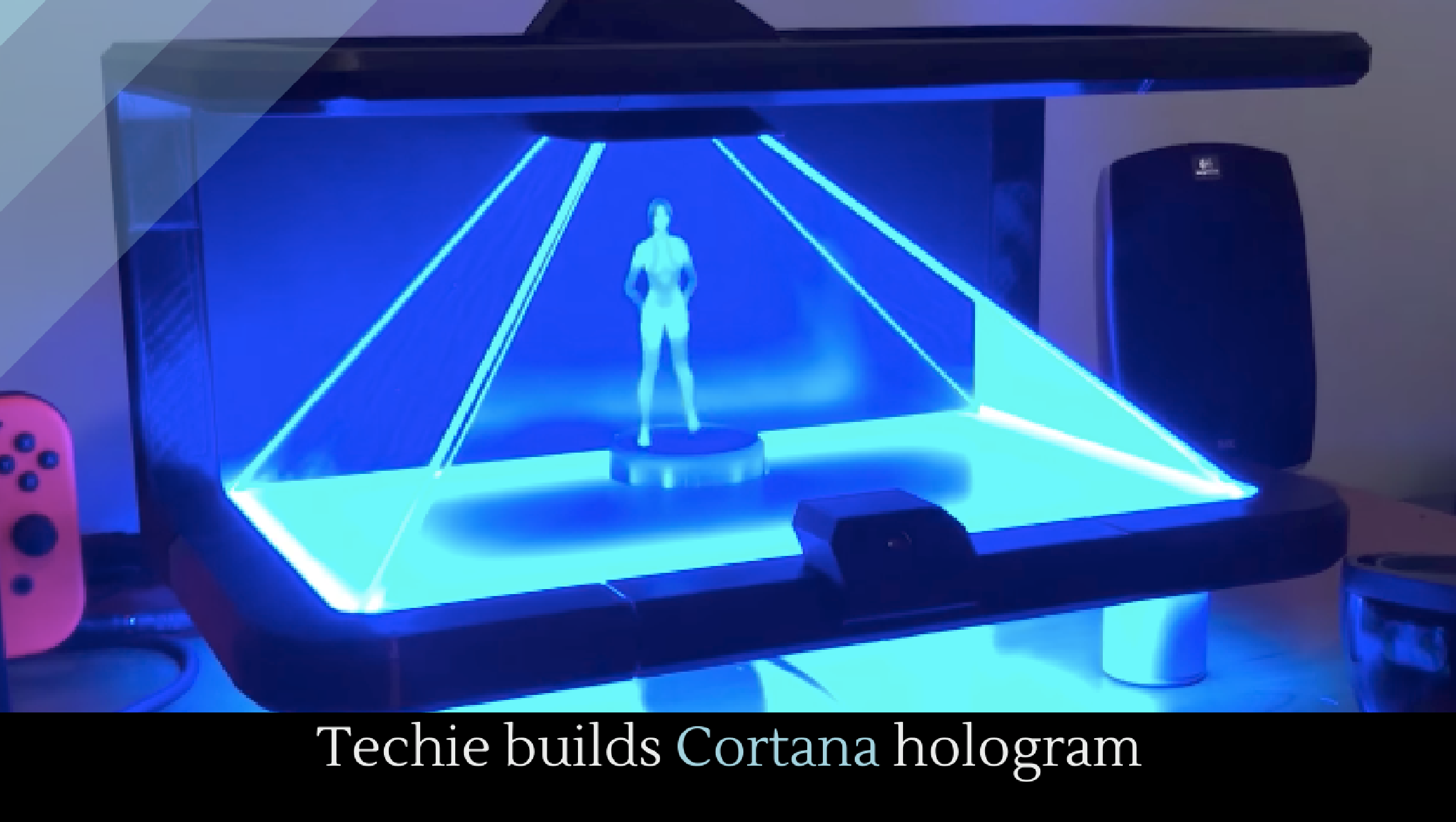 Techie builds Cortana hologram - Alltop Viral