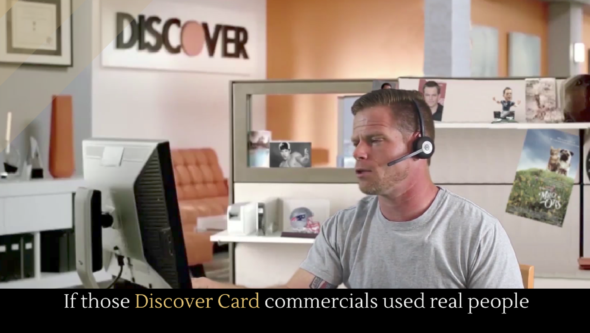 If those Discover Card commercials used real people - Alltop Viral