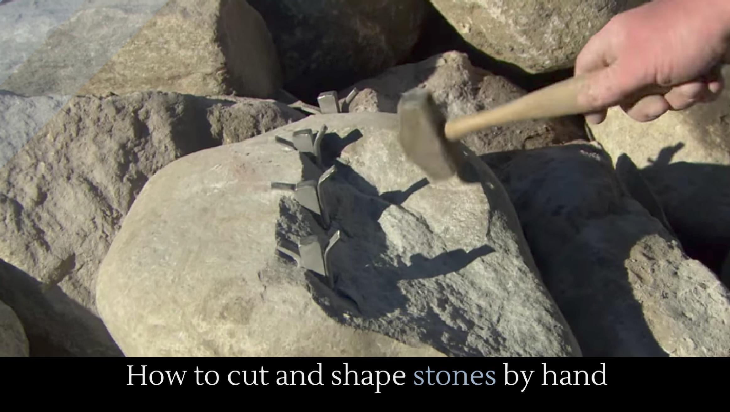 How to cut and shape stones by hand - Alltop Viral