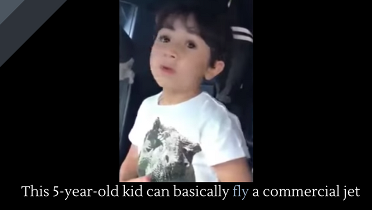 This 5-year-old kid can basically fly a commercial jet - Alltop Viral