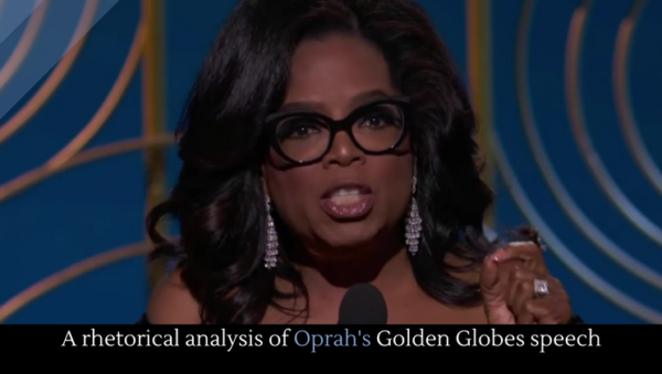 A rhetorical analysis of Oprah's Golden Globes speech - Alltop Viral